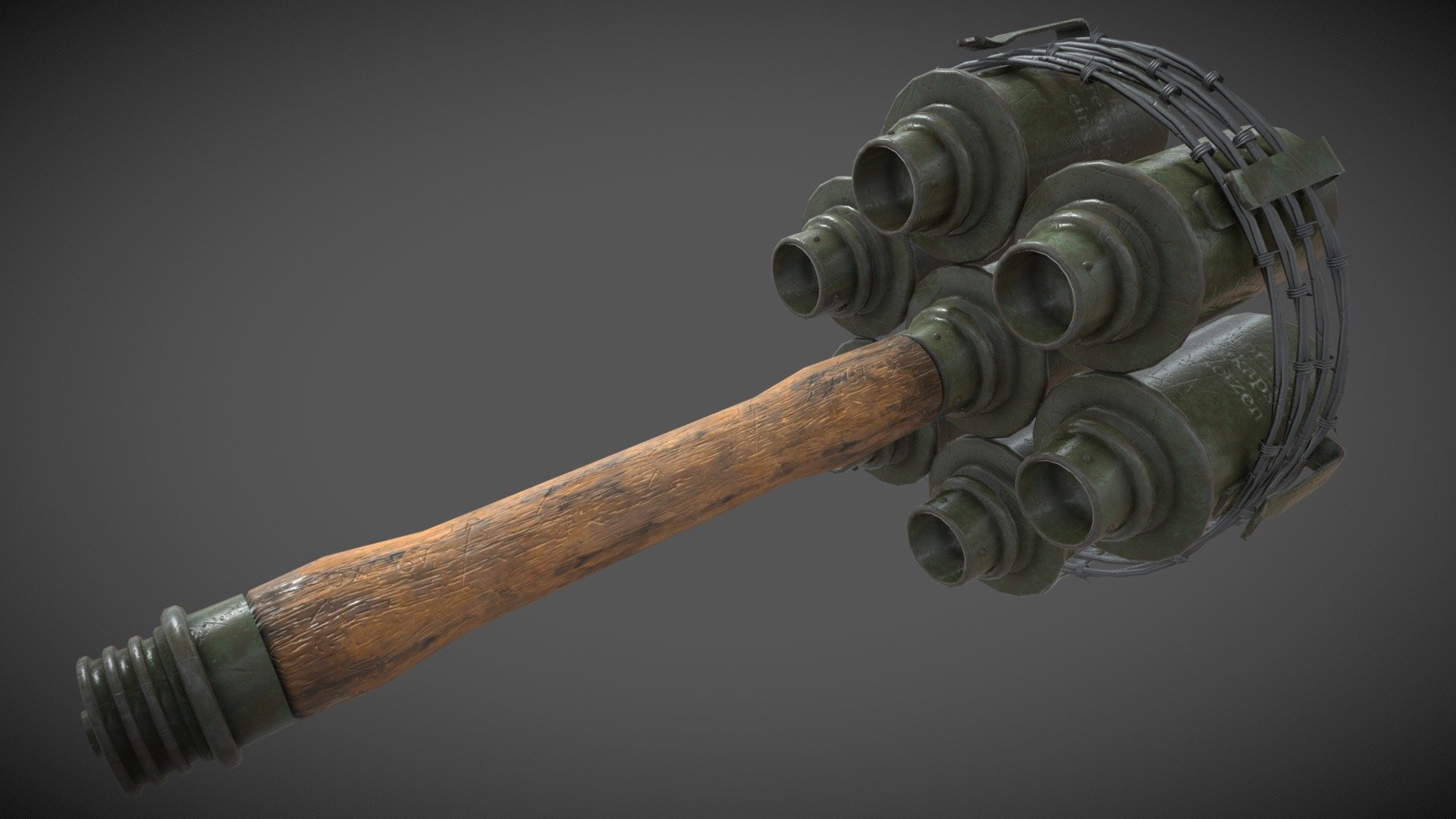 Anti Tank Grenade - 3D model by kristanvanleeuwen [6e3d669] - Sketchfab