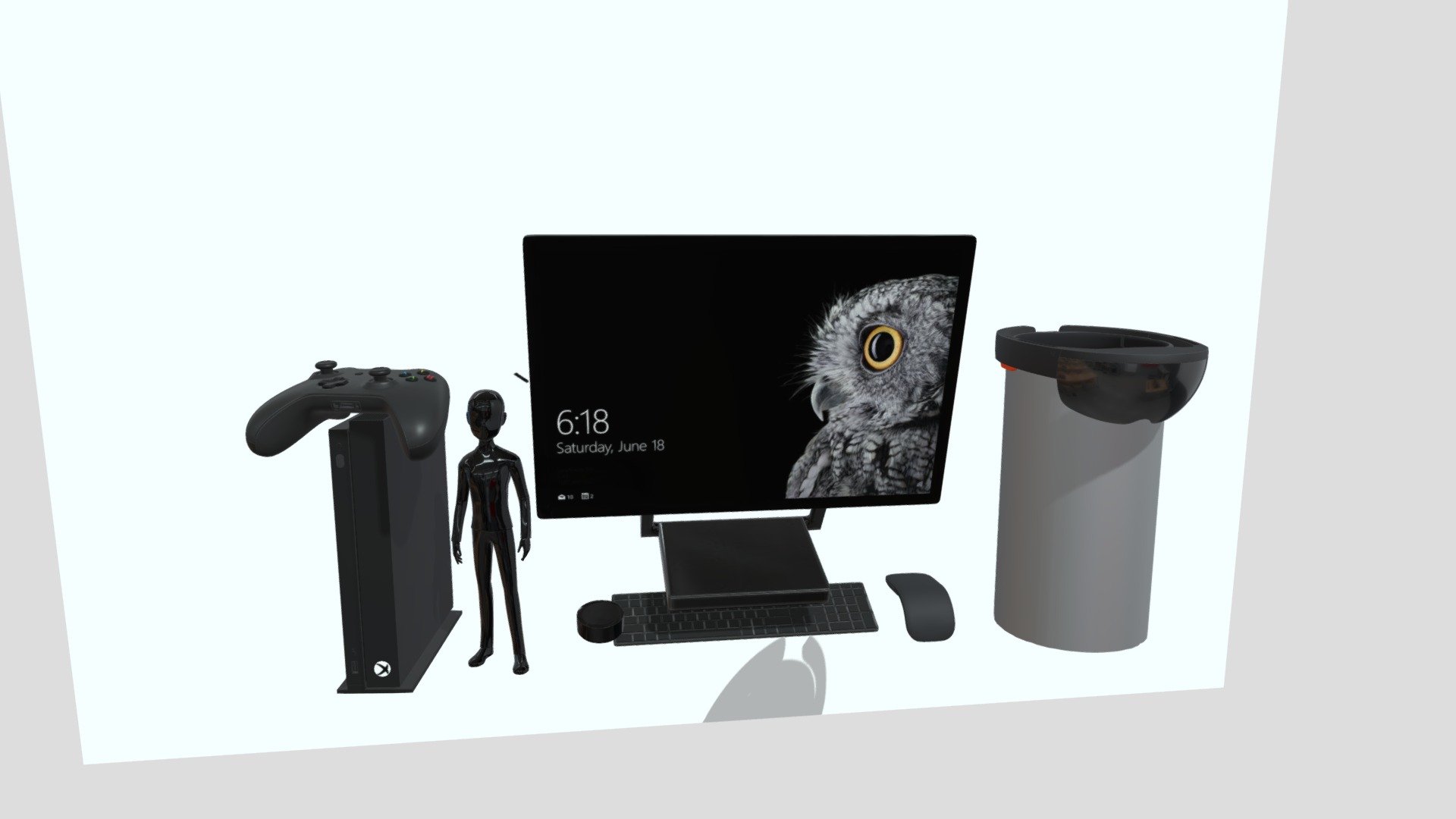 Crazy Microsoft Gaming Setup - 3D model by Infiniteatticus [6e41206 ...