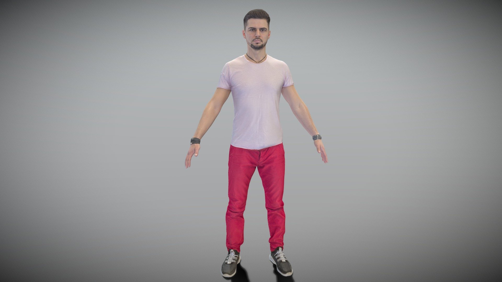 Handsome young man in A-pose 337 - Buy Royalty Free 3D model by ...