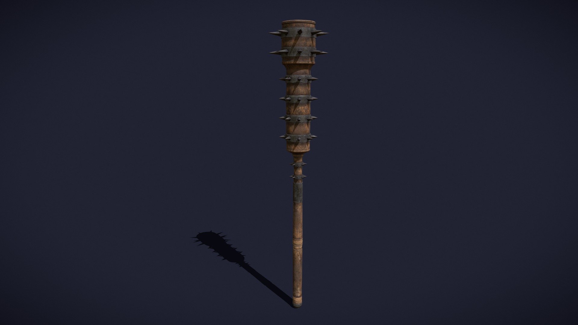 Medieval_Spiked_Mace - Buy Royalty Free 3D model by ...