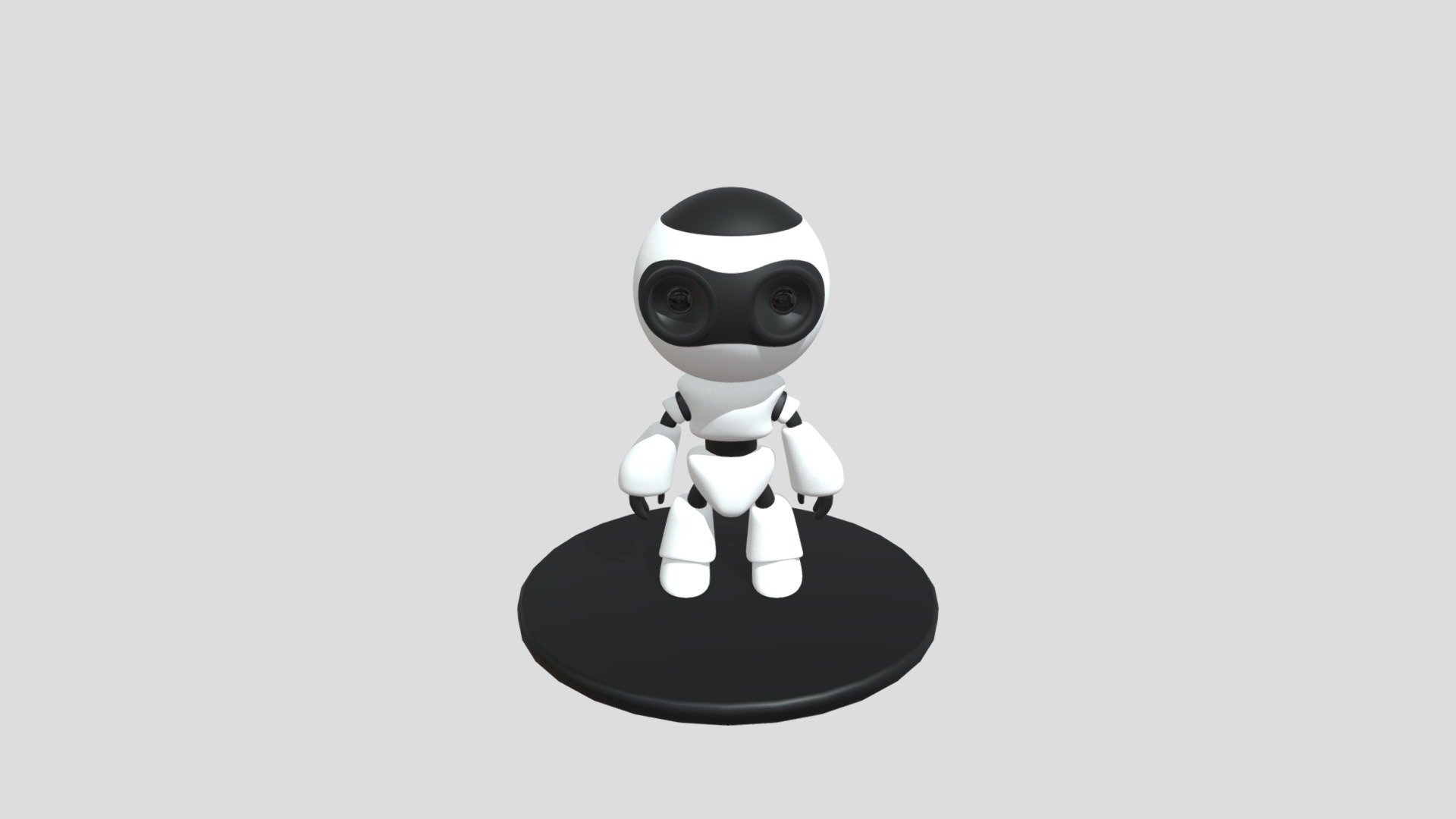 Cute Robot - Download Free 3D model by Nightmare (@Nightmare.fbx ...