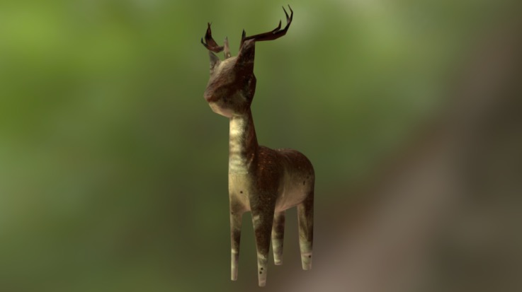 Stag - 3D model by RoseWilkinson [6e455d6] - Sketchfab