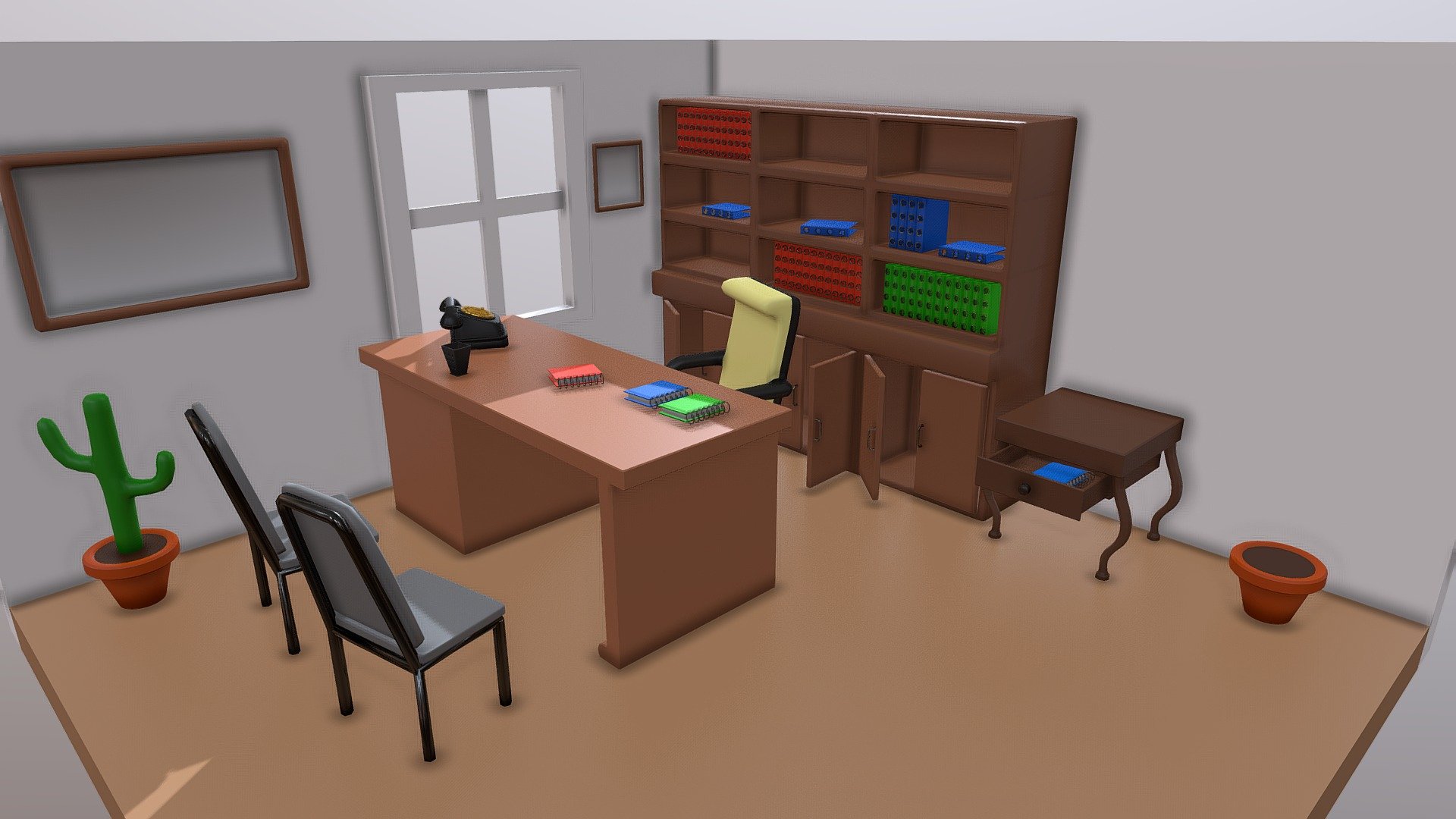 Office - Download Free 3D model by stylo0 [6e46663] - Sketchfab