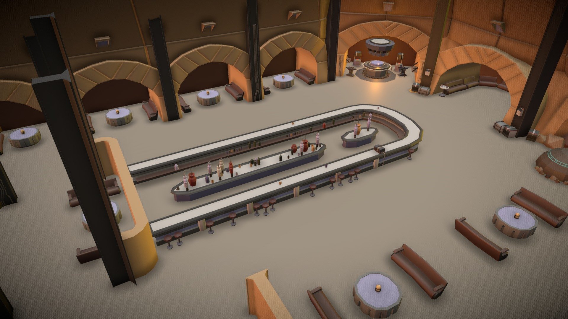 Star Wars - Tatooine Cantine - Download Free 3D model by Oscar RP ...