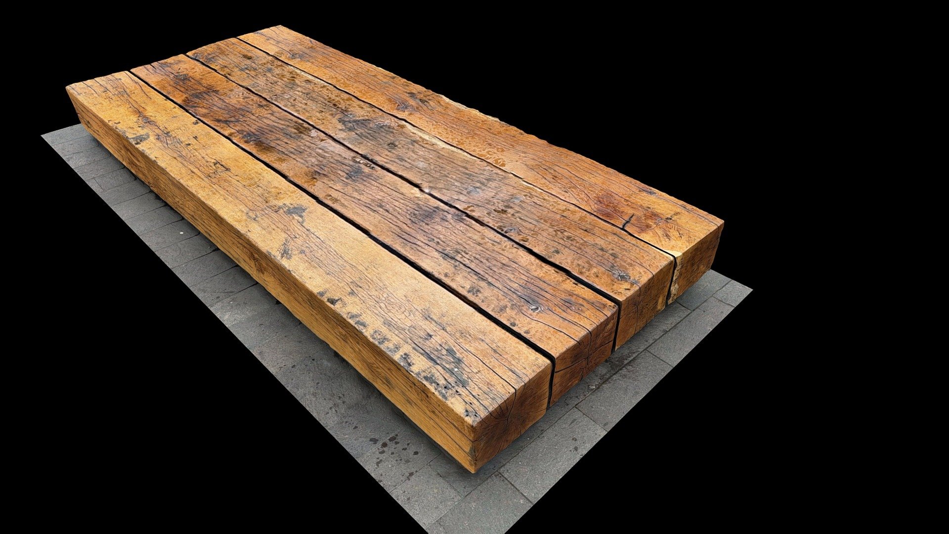 Log Bench (Scaniverse) - Download Free 3D model by JFN (@db4) [6e46a51 ...