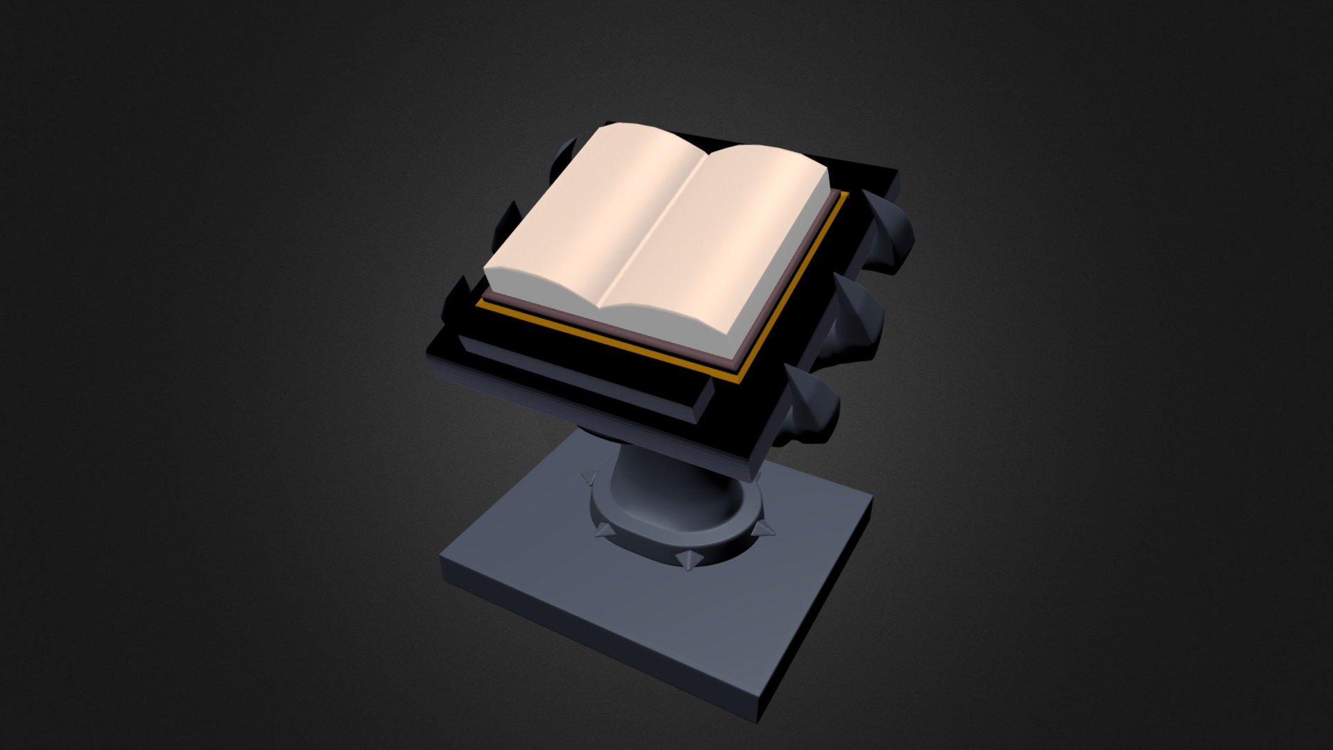 PROP_KITAB_BENTAYAN - 3D model by kromosomlab3d [6e47d2d] - Sketchfab