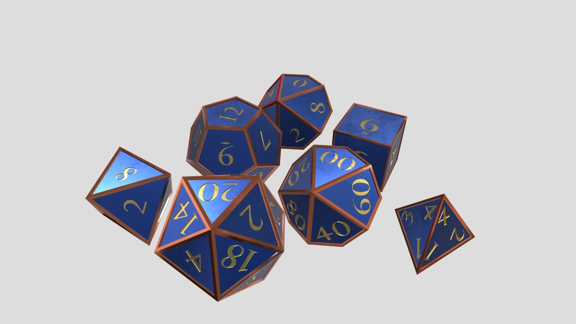Jay Ferin Dice Set - 3D model by 9BeesInAHat [6e4847e] - Sketchfab