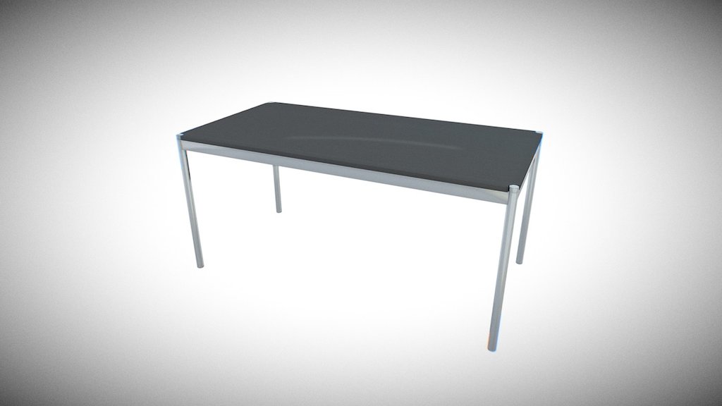 Corona Table 160x80-black - 3D model by denkain [6e49ba7] - Sketchfab