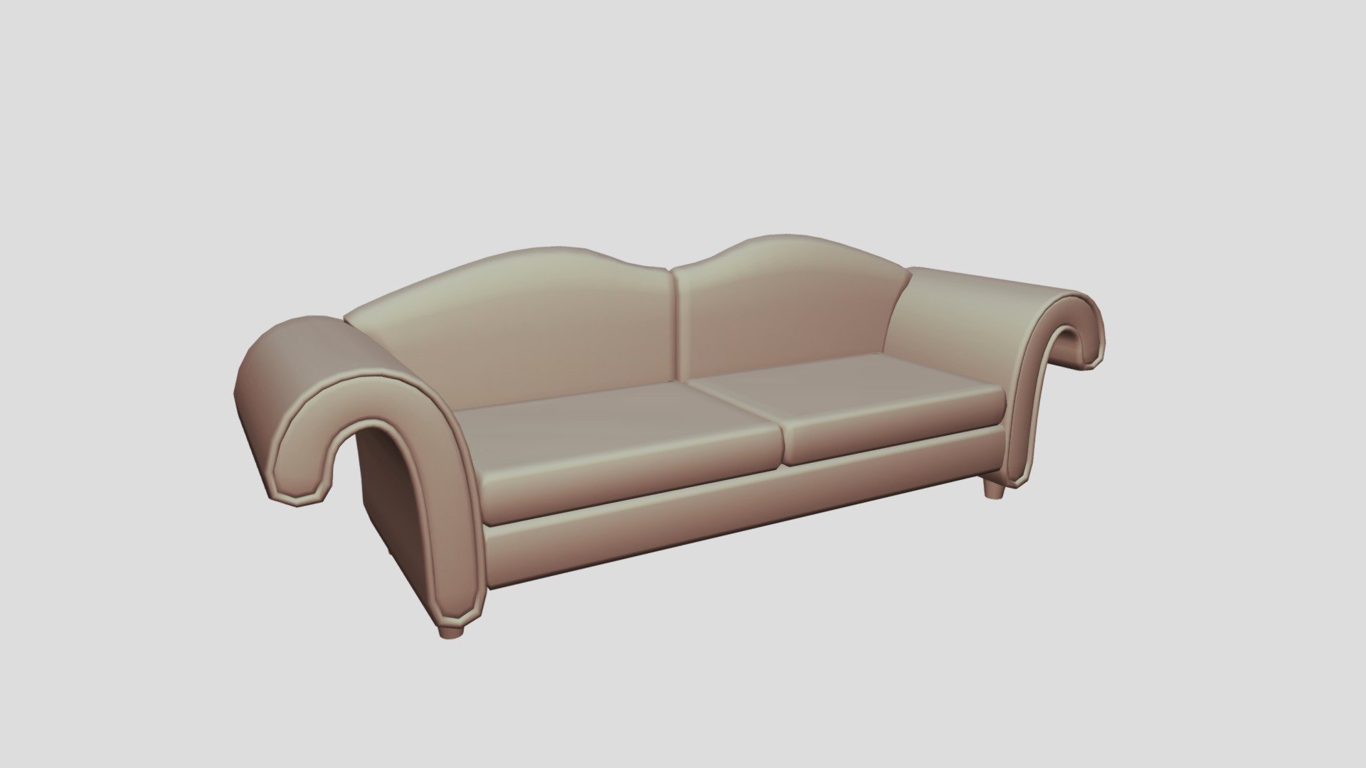 Sofa - 3D model by Arthur Araújo (@arthuzinhooo__) [6e4be32] - Sketchfab