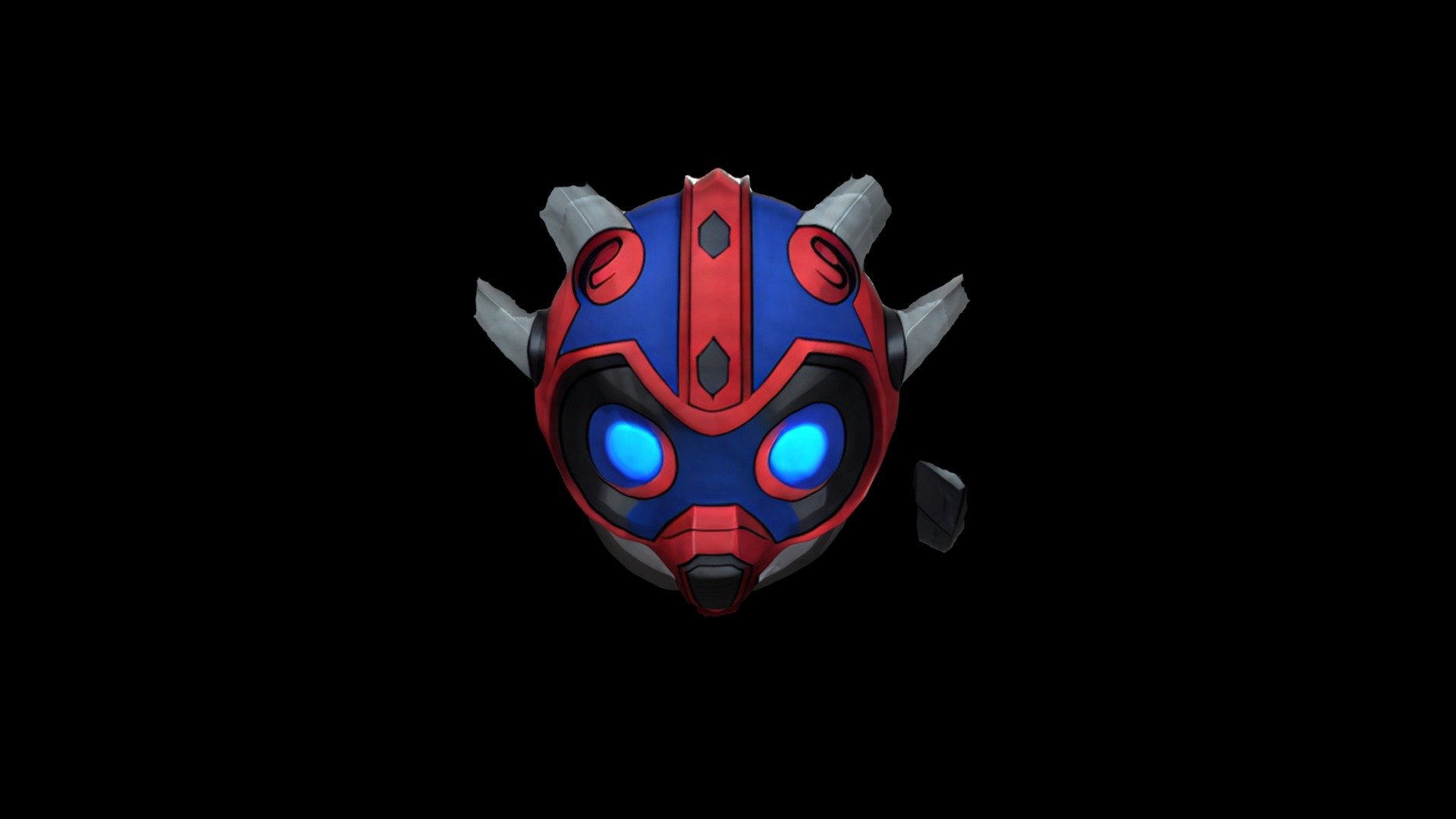 Helmet Mask Robot Cartoon 1504 - Download Free 3D model by klrxyz ...
