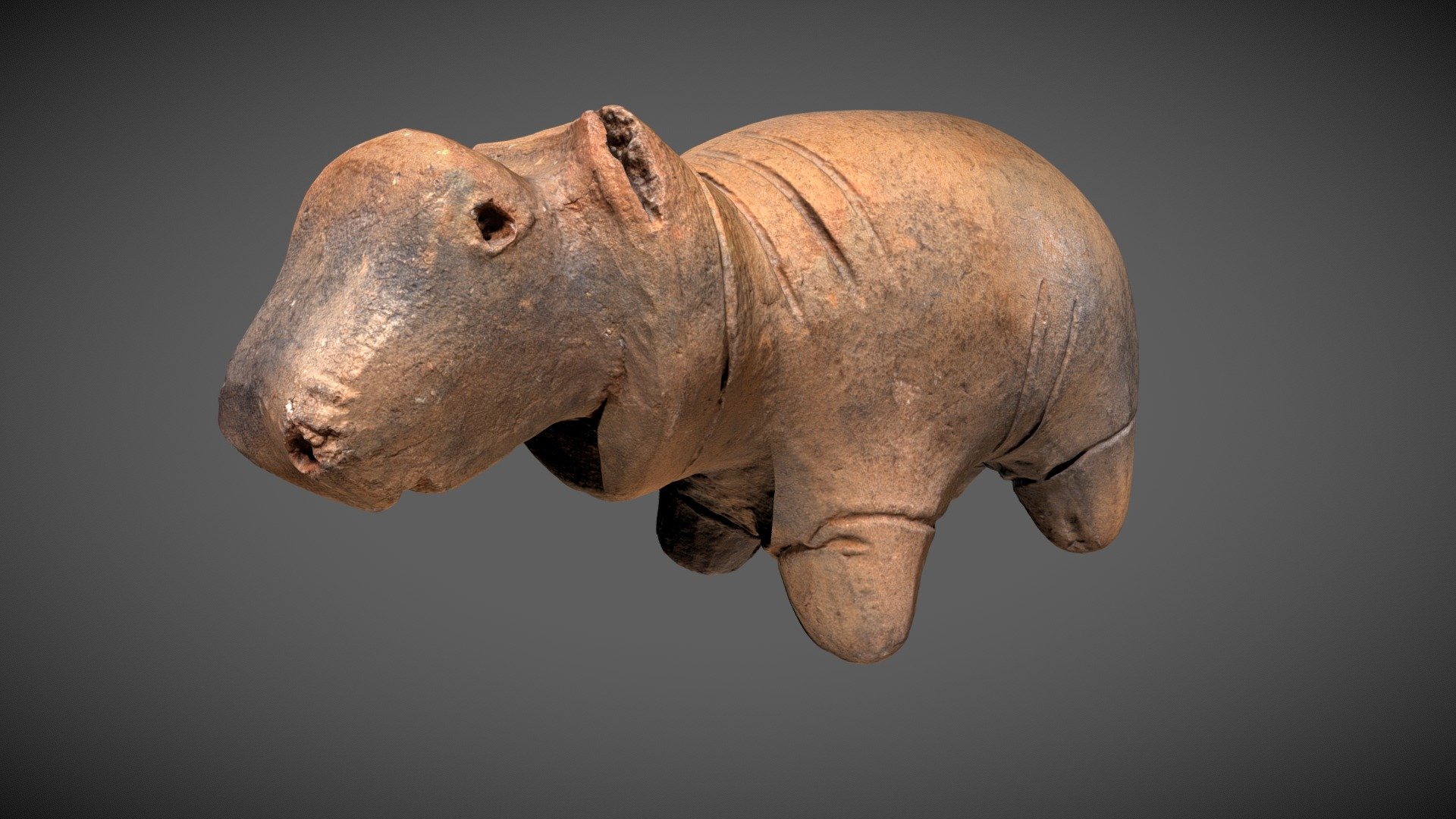 Clay Hippo - Download Free 3D model by Dan Savage (@dan.usavage ...