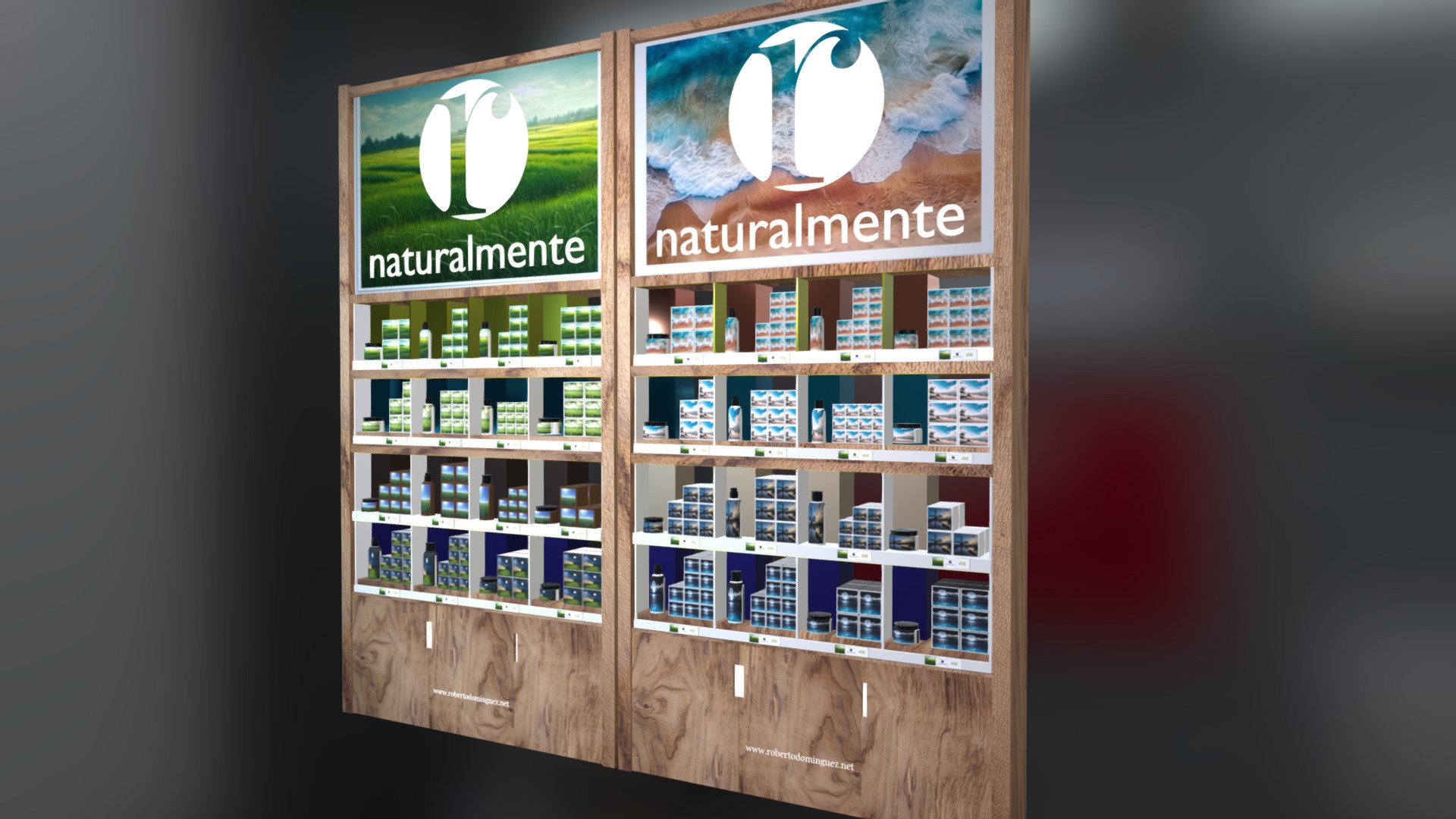 Metaretail: Cosmetic Visual Merchandising - Download Free 3D model by ...