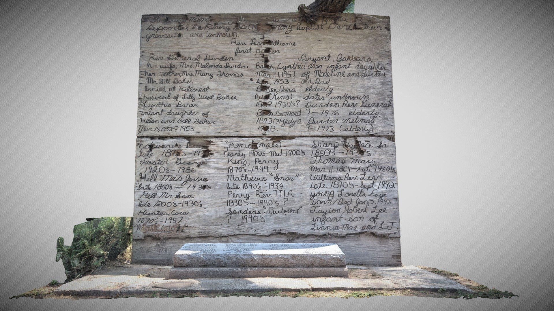 Restlawn Cemetery Memorial & Cenotaph - 3D model by Edward González ...