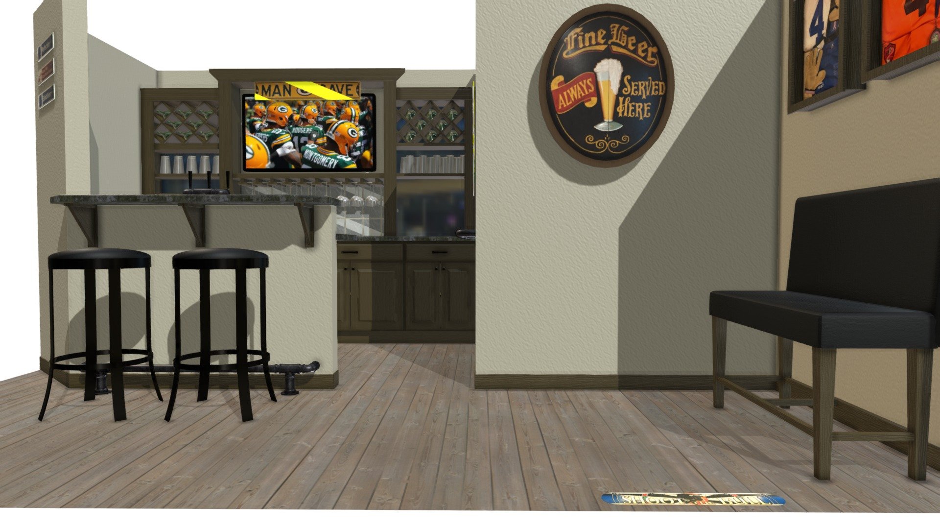 8608 WET BAR - 3D model by FM5 Design (@FM5Design) [6e4f174] - Sketchfab