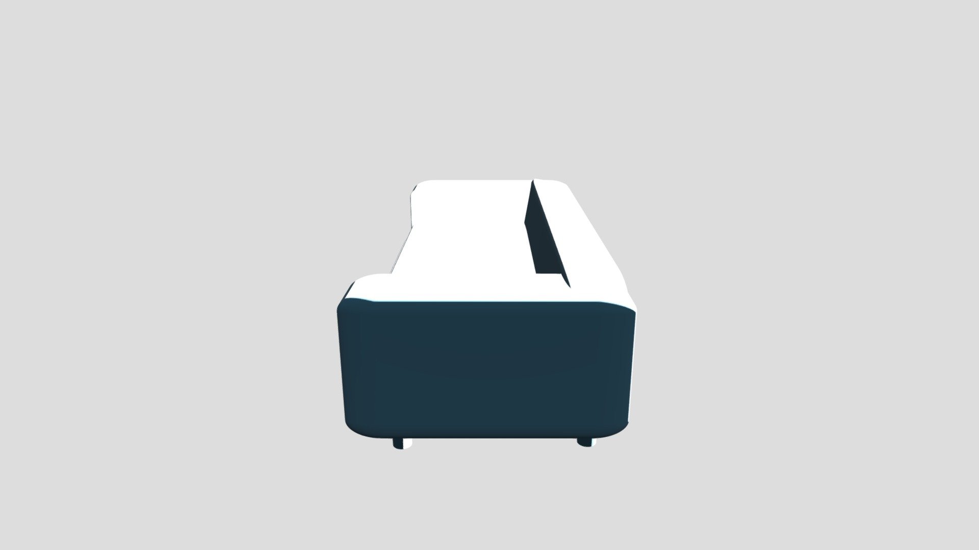 Blue Couch - Download Free 3D model by seailz [6e4f4ad] - Sketchfab