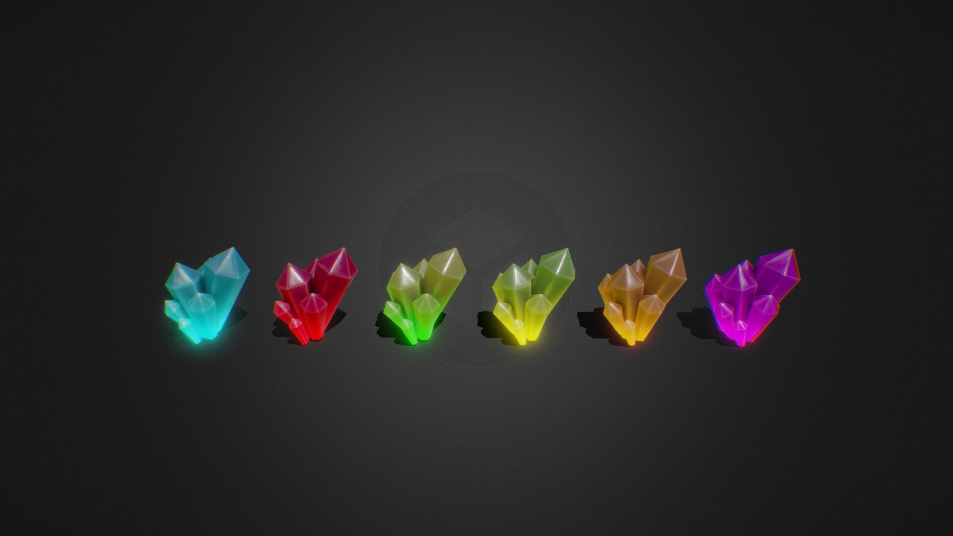 Crystal Pack Stylized - Download Free 3D model by Batuhan13 [6e4fb07 ...