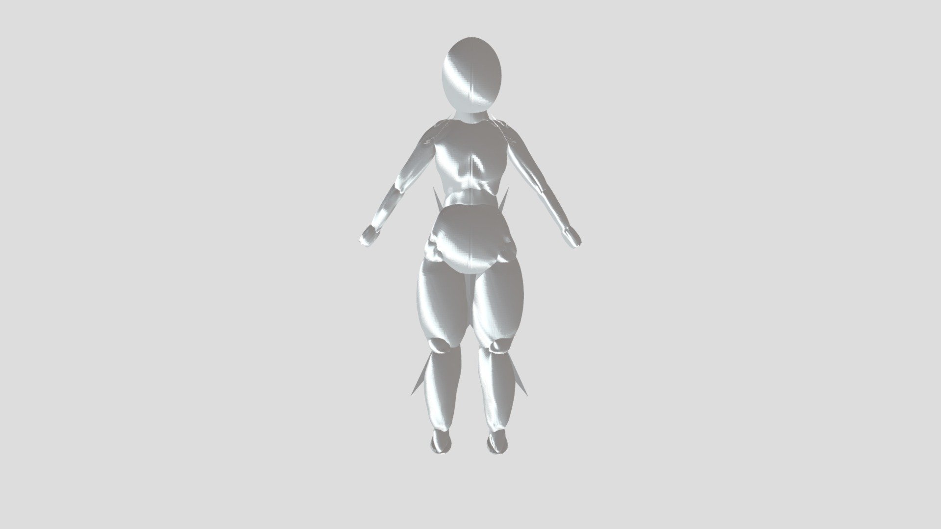 The grey doll - 3D model by KittiaCat_rin (@Kitty_Catrin) [6e505ae ...