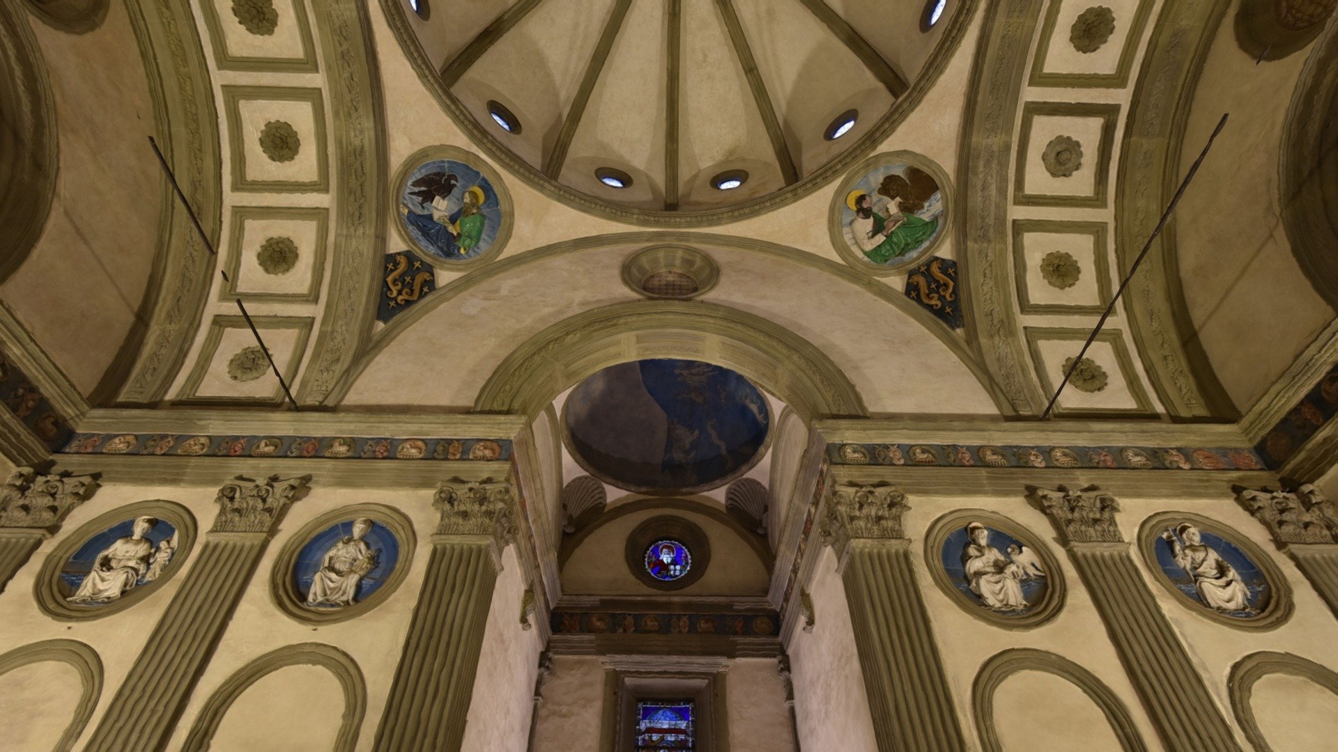 Pazzi Chapel / Basilica di Santa Croce - 3D model by Matthew Brennan ...