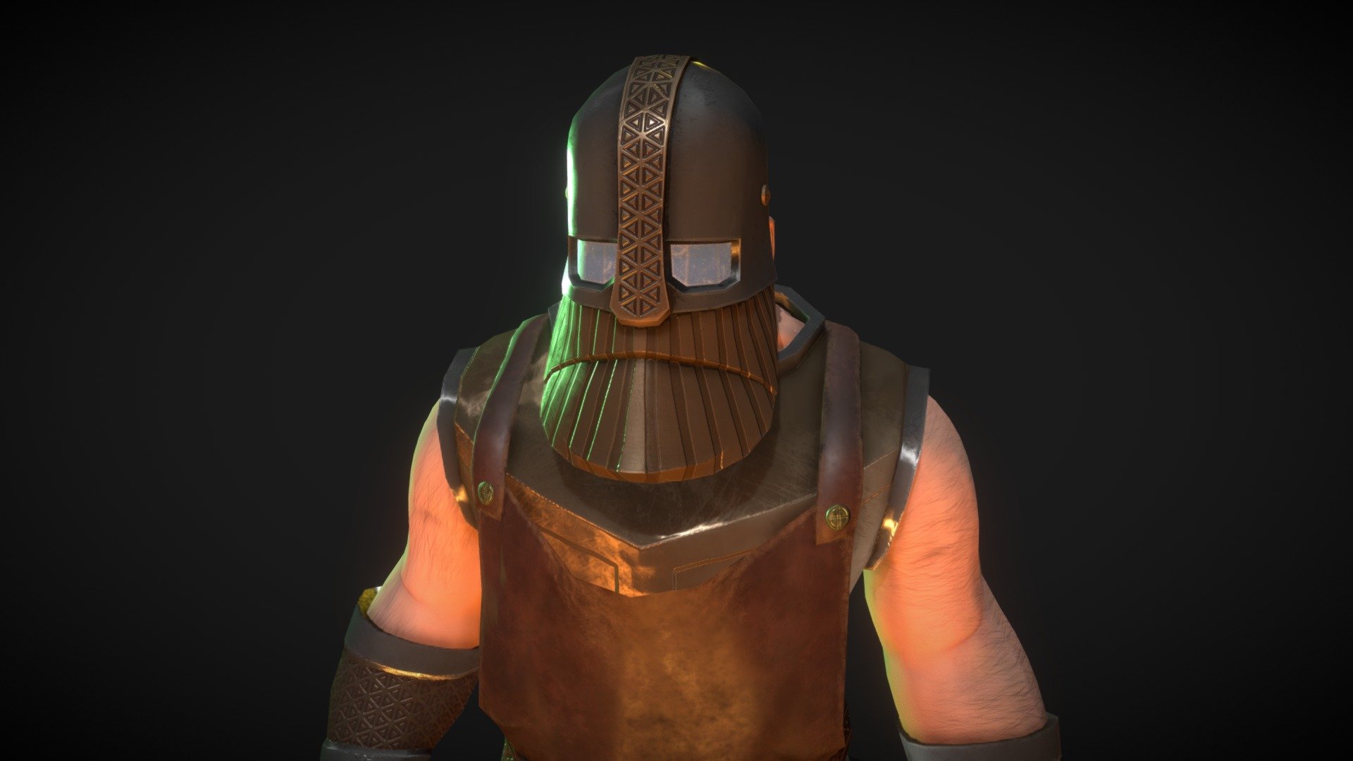 Dwarven Blacksmith WIP - 3D model by Toby Harris-St John ...