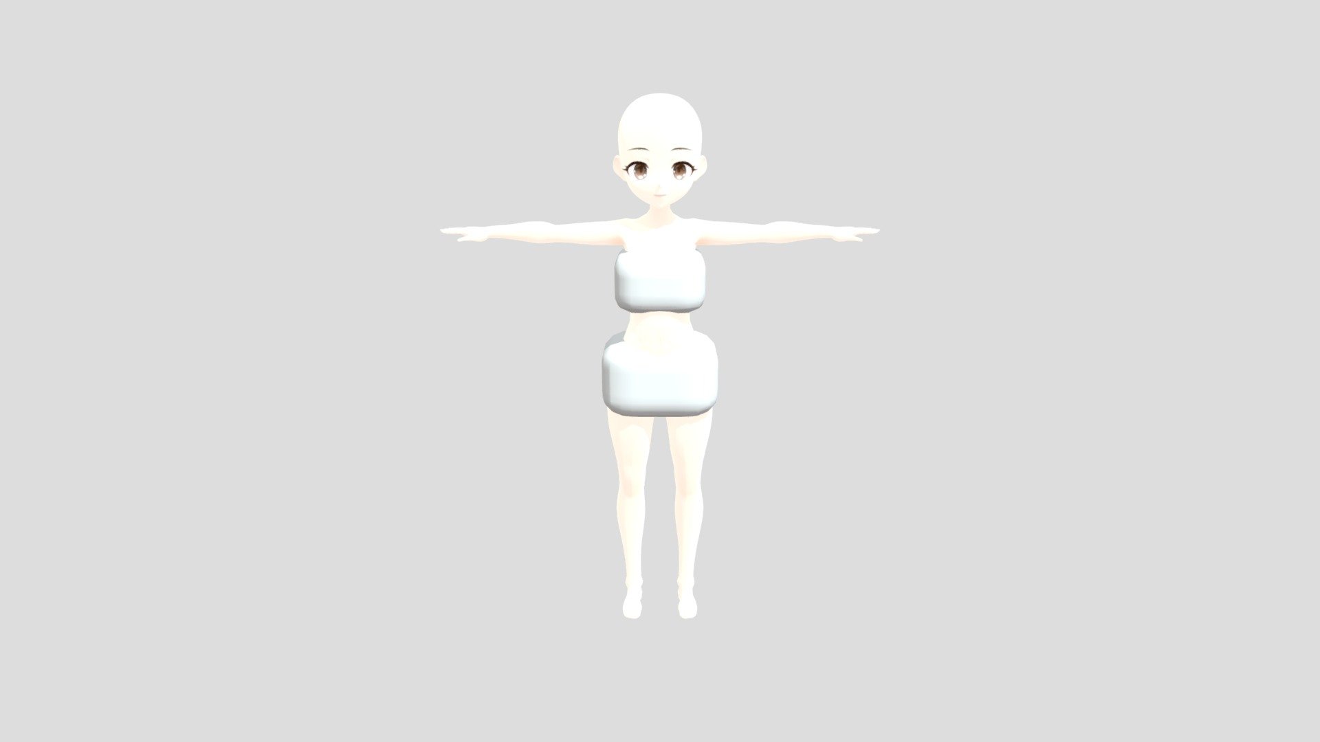 Small Female base mesh - Download Free 3D model by neutralize [6e52ec5 ...