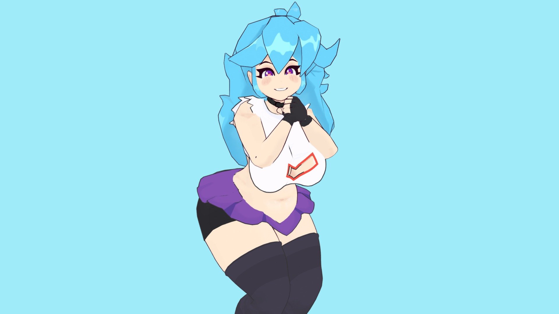 Sky - Friday Night Funkin - 3D model by Shadsterwolf [6e52ec9] - Sketchfab