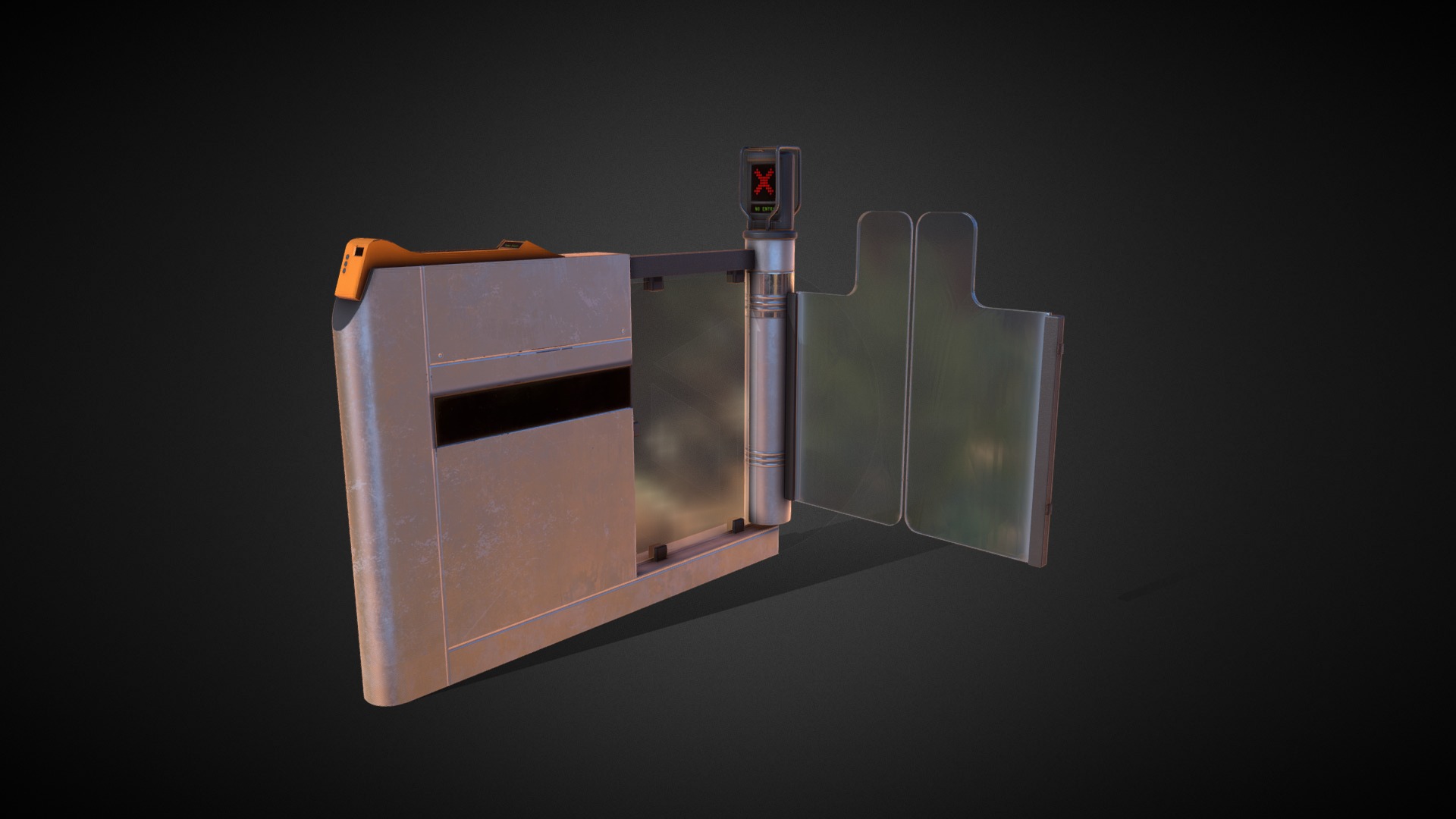 Ticket Barrier - Asset - 3D model by Madison Riley (@maddilriley ...