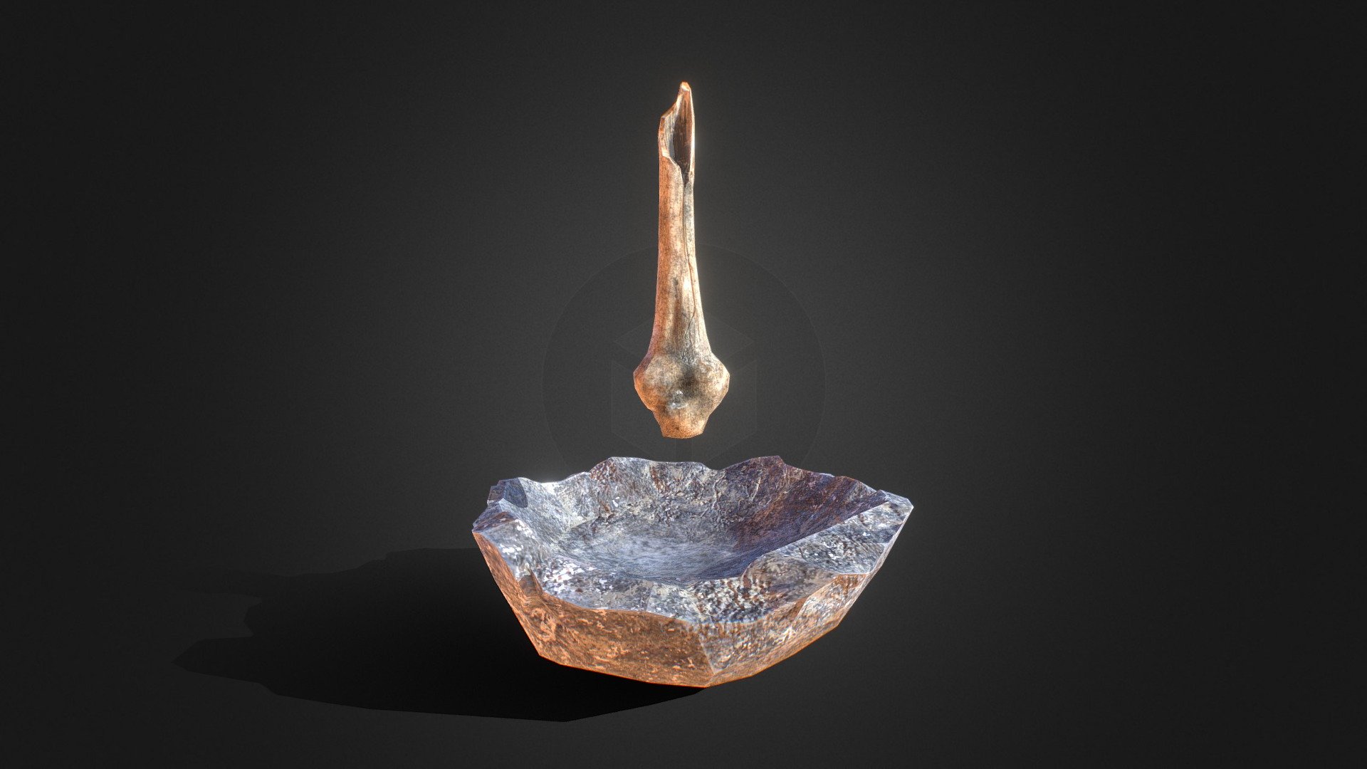 mortar and bone - 3D model by Иванов Ильнур (@ilnurivanov) [6e5574f ...