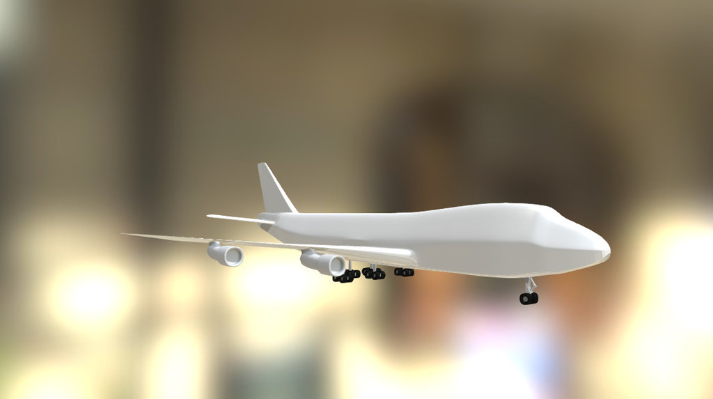 Boeing-747 (UNTEXTURED) - Download Free 3D model by MIKErowaveoven ...
