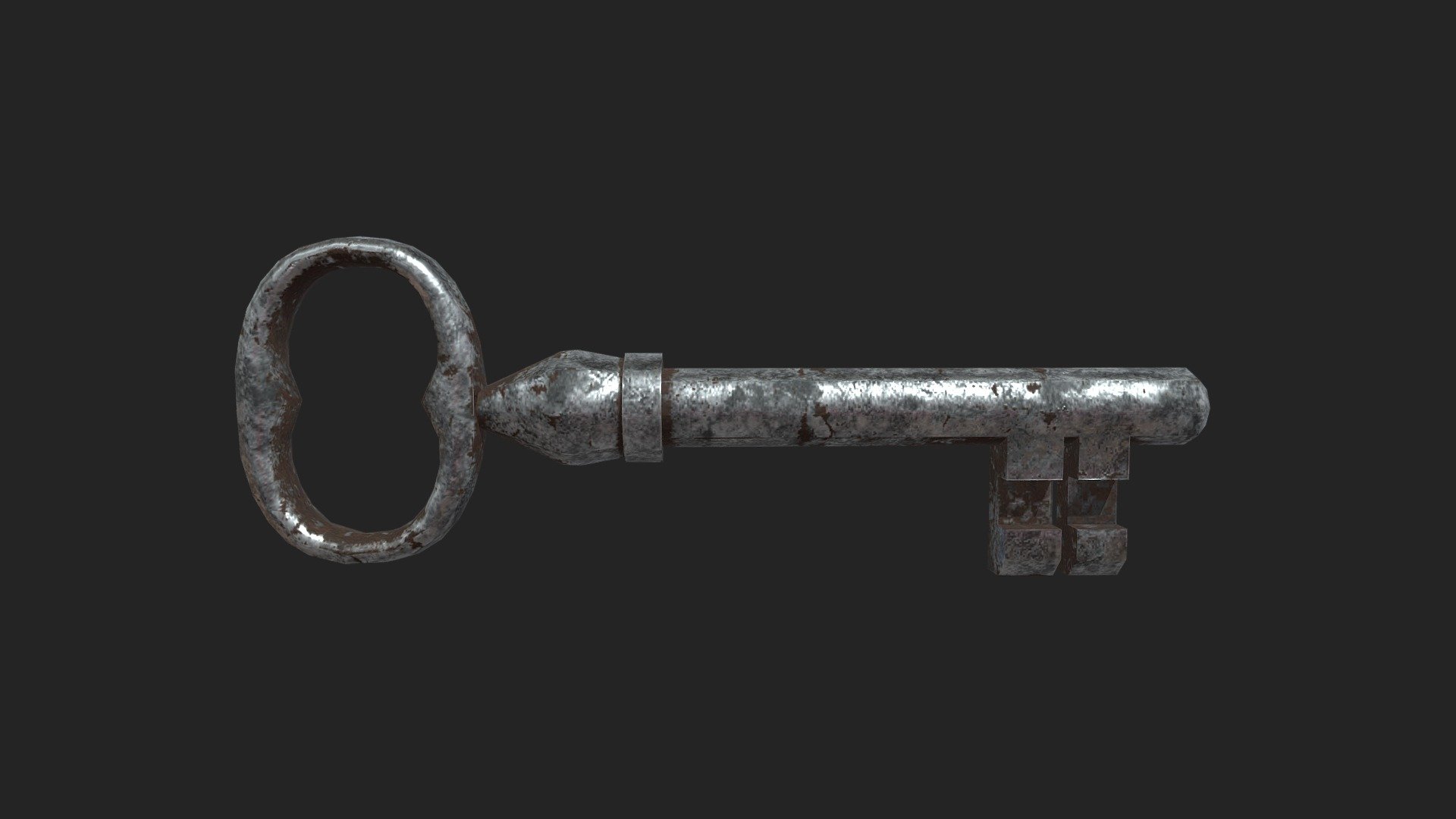 Old Key (Mobile Ready) - Download Free 3D model by HenRi (@HenR1 ...