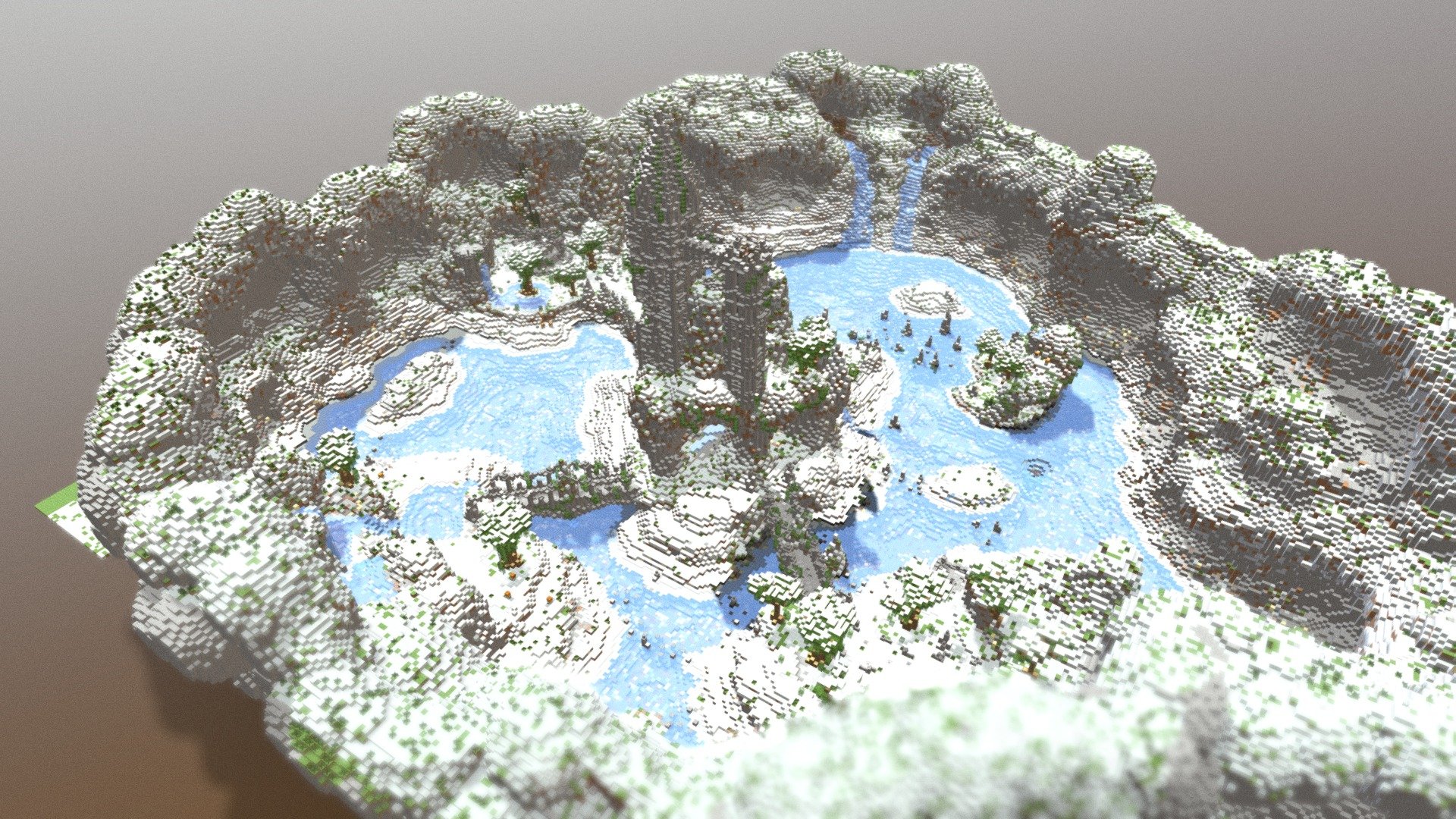 Vanilla Pvp Ice map - 3D model by VLI-Z [6e5a4f2] - Sketchfab