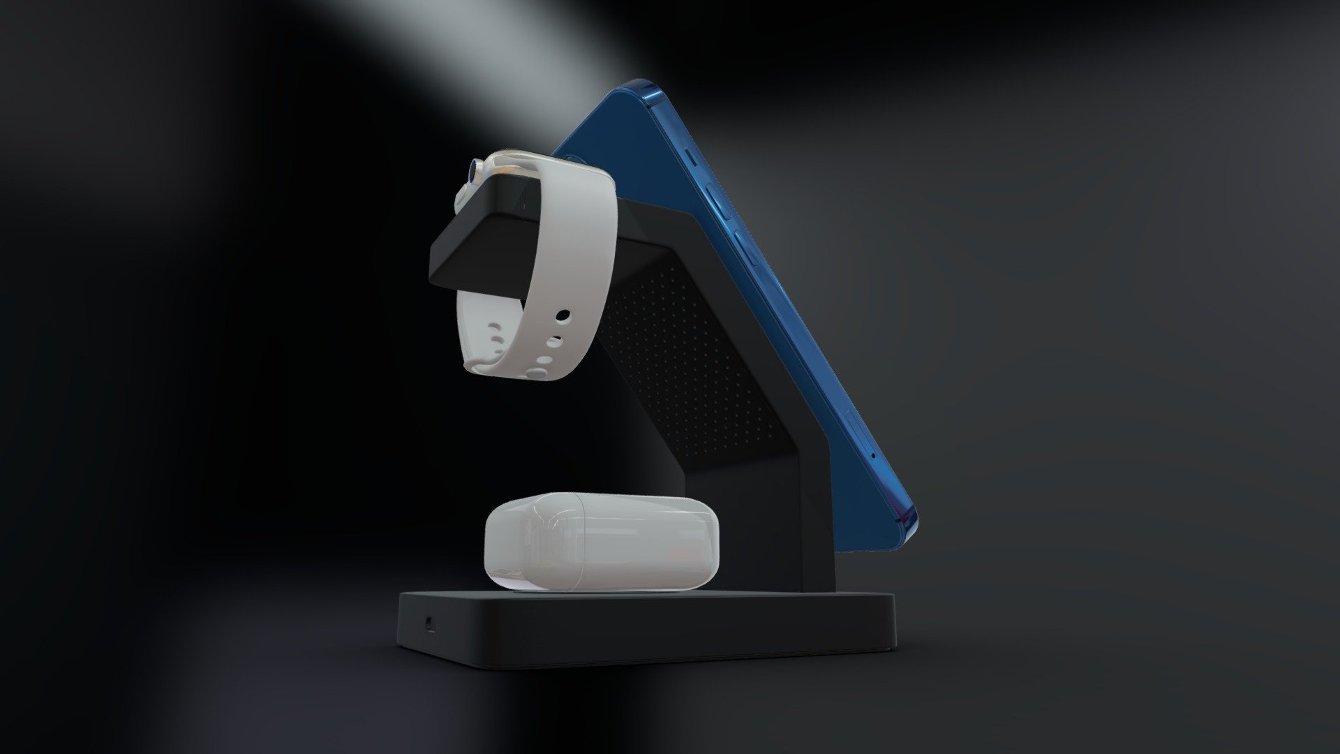 Wireless Charging Station - Download Free 3D model by Aleksei ...