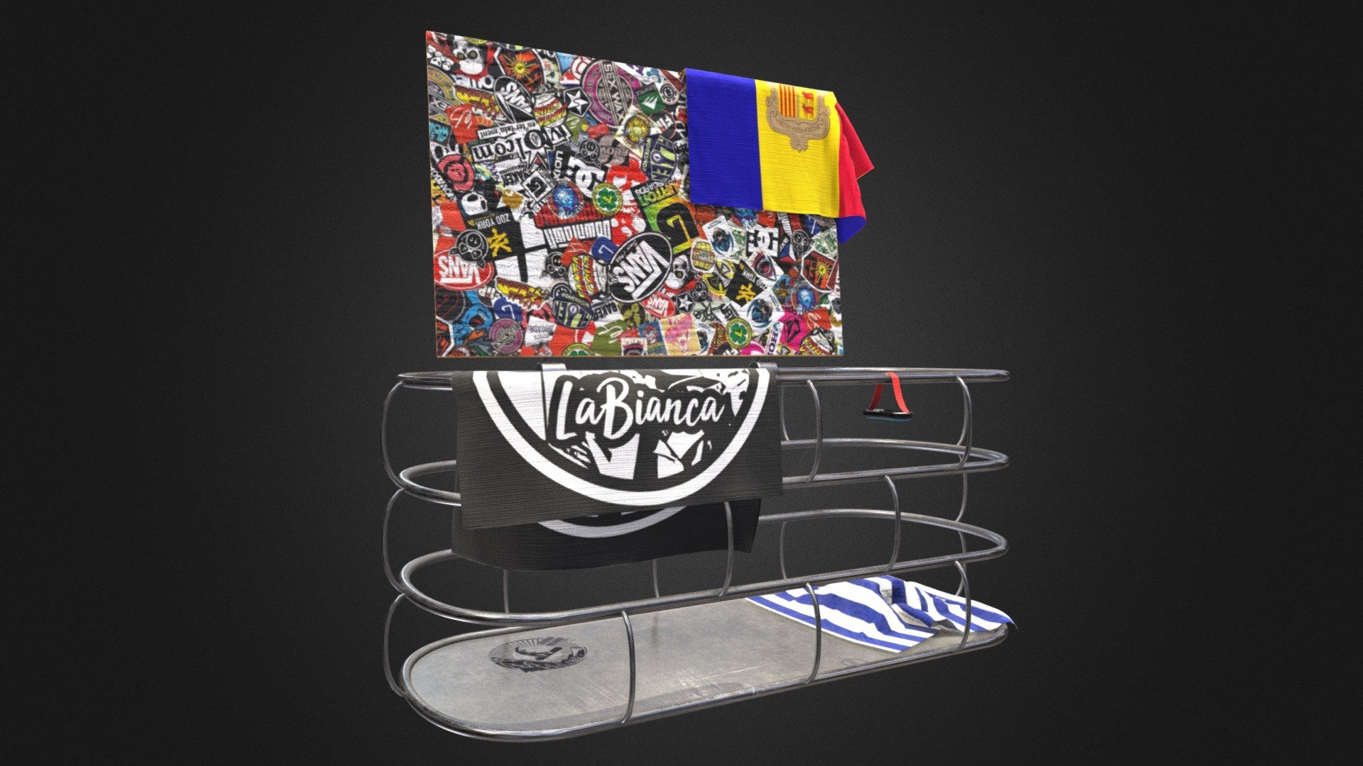Snowboard Storage - 3D model by Ellis Rogers-Byrne (@ellisrb) [6e5b281 ...