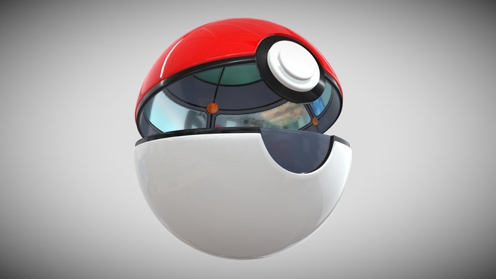 Pokebola 3D models - Sketchfab