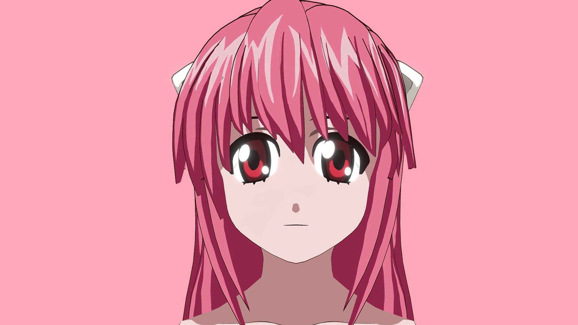 Lucy (from anime Elfen lied) - 3D model by Shizika [6e5ba27] - Sketchfab