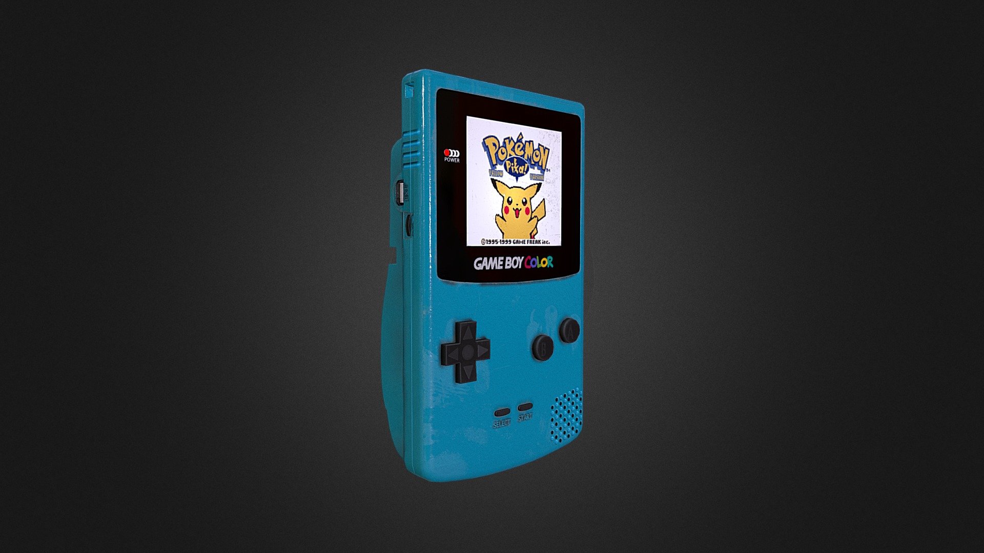 Nintendo Game Boy Color Handheld System (Teal) - 3D model by neemmoo ...