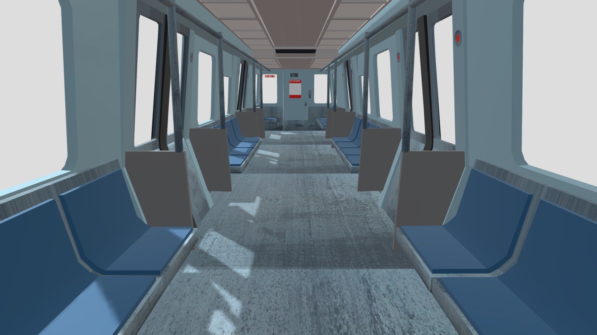 mbta blue line Interior Beta - Download Free 3D model by ...
