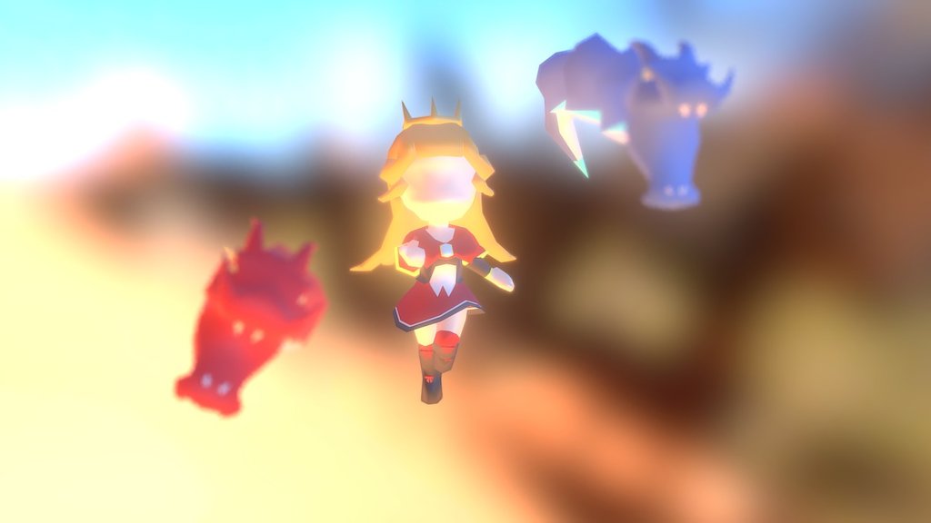 SD Dragon Queen - 3D model by Chakree (@Chakree555) [6e5de60] - Sketchfab