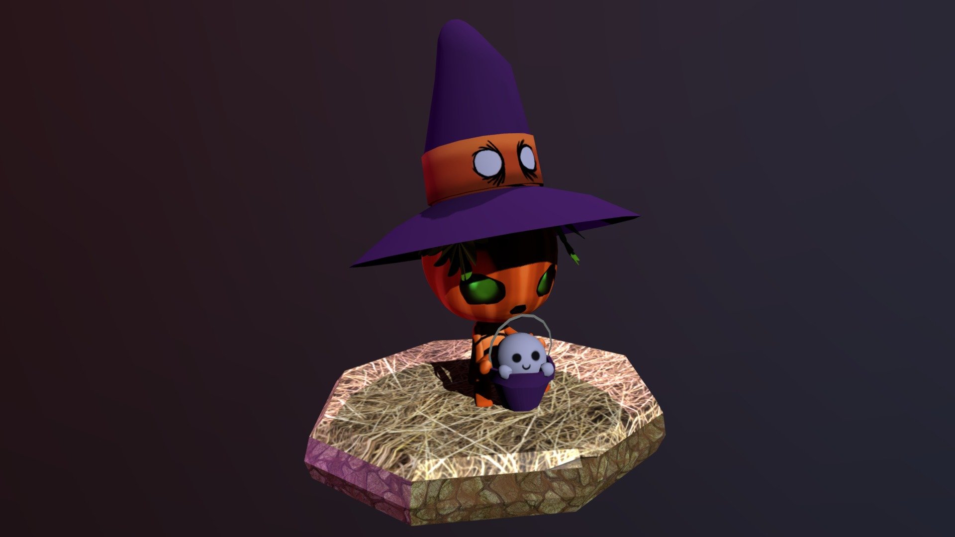 Pumpkin - 3D model by Jazambuja [6e5ea6e] - Sketchfab