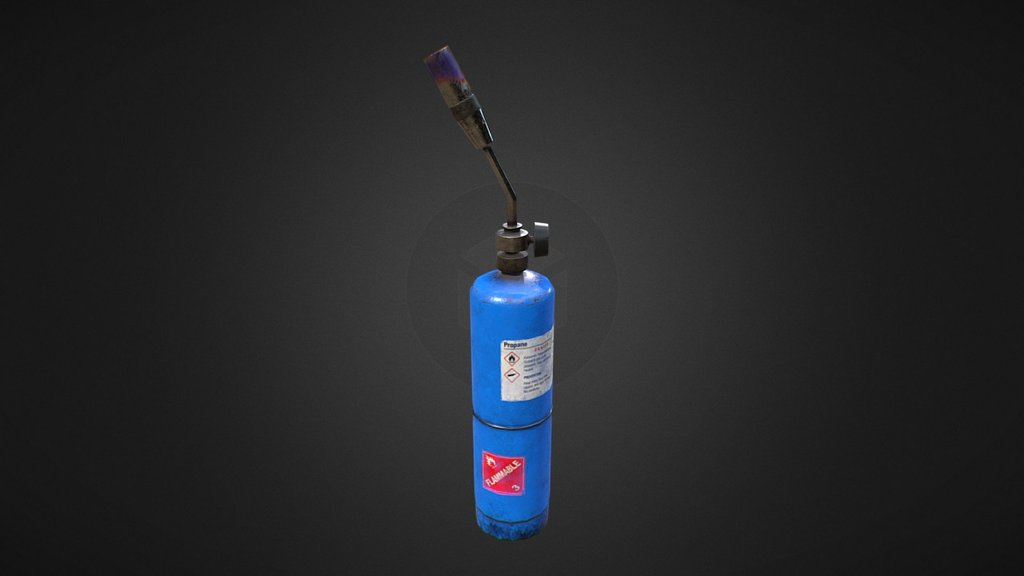 Hand held propane torch - Download Free 3D model by Nikola3D [6e5f3e7 ...