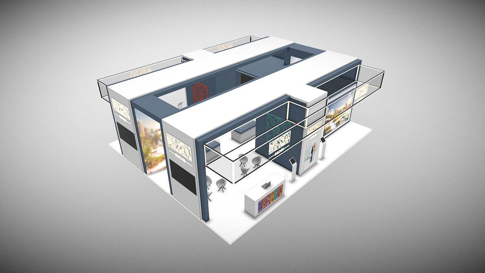roshan retail - 3D model by Ahmed fatthy (@ahmedfatthy) [6e5f689] - Sketchfab