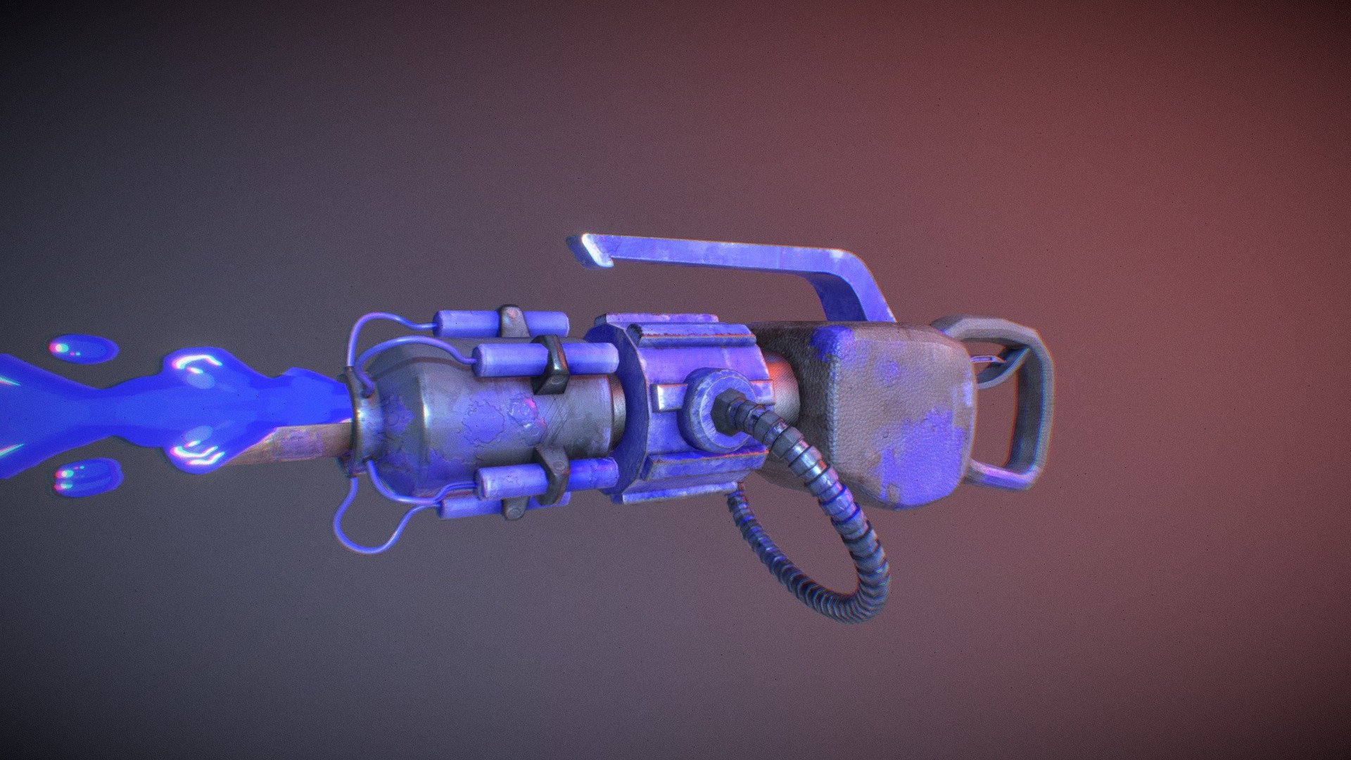 Fountain Pen Machine Gun - 3D model by thesethclark [6e607b9] - Sketchfab