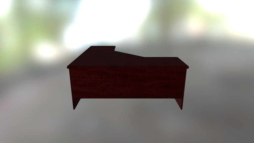 L-shape Desk - 3D model by Has Been Office Furniture (@hasbeen ...