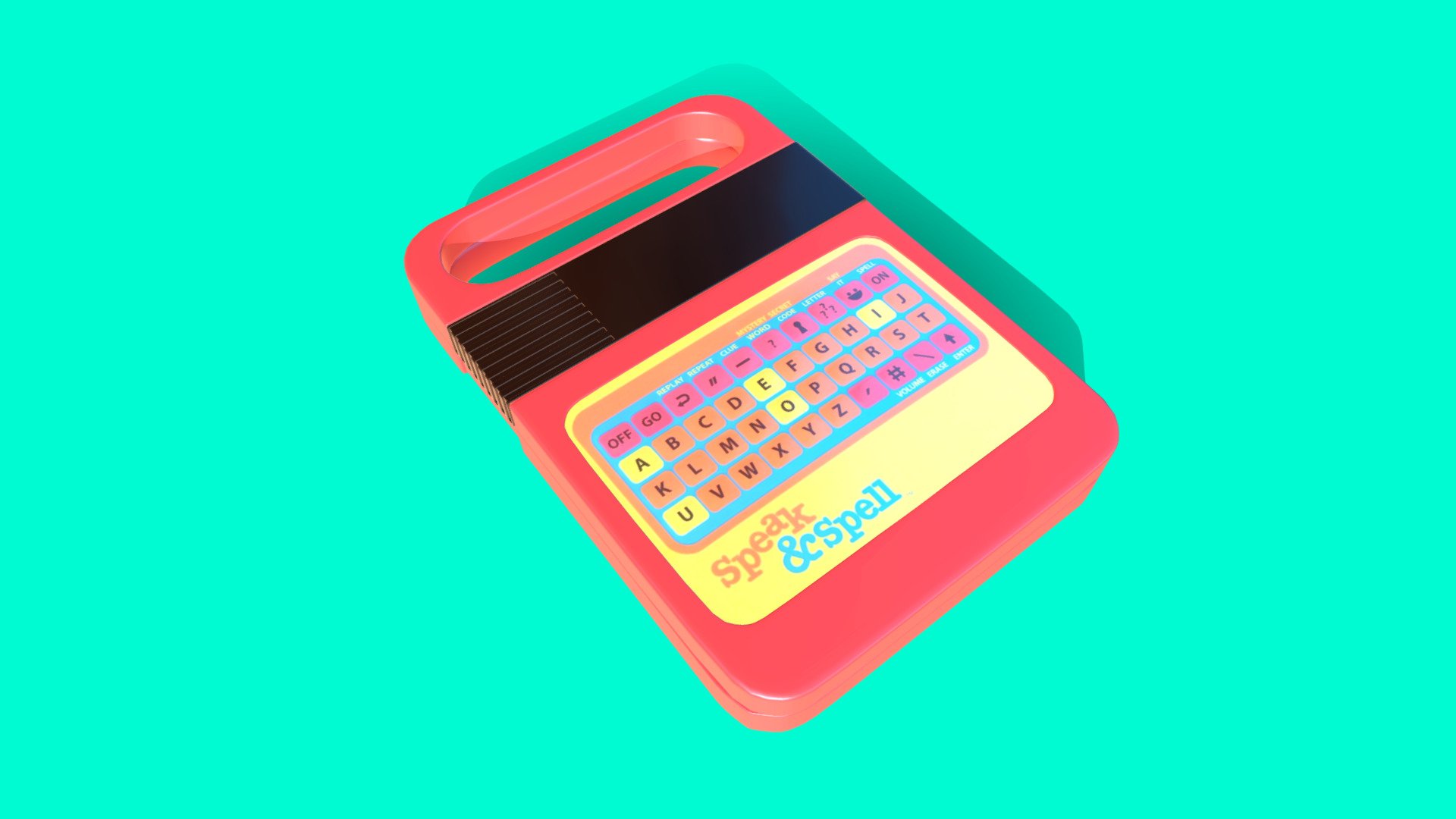 Speak And Spell - 3D model by Eskull885 (@electricskull885) [6e63842 ...