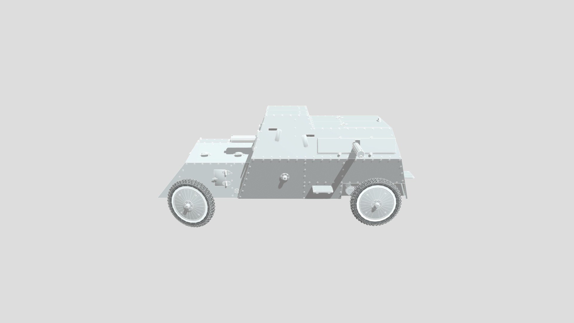 ww1 armored car - Download Free 3D model by mudroljub [6e64edd] - Sketchfab