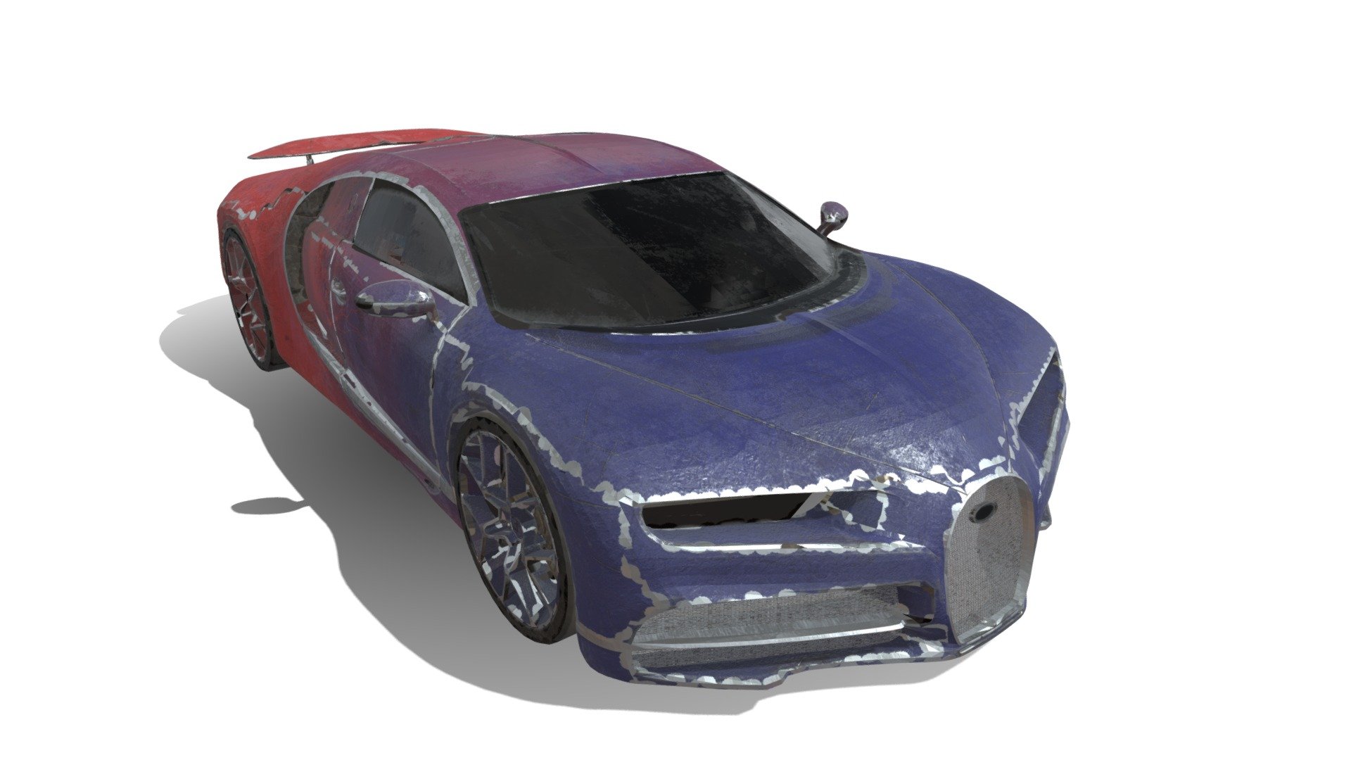 Mo Bugatti Chiron Red Mo 23 - 3D model by mohamedhussien [6e6534e ...