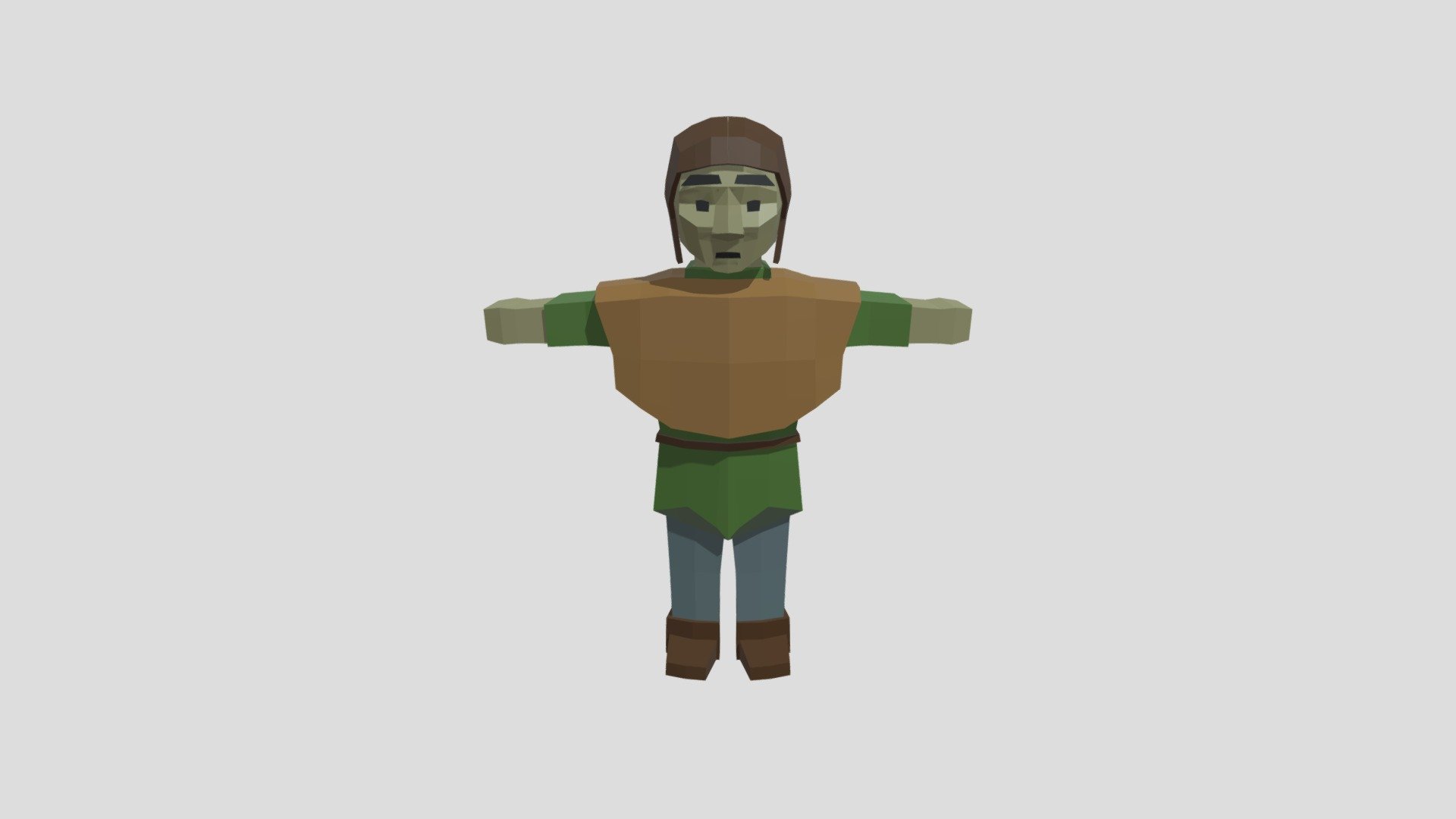Low-Poly Villager - Download Free 3D model by Saskia (@zasl) [6e681ca ...