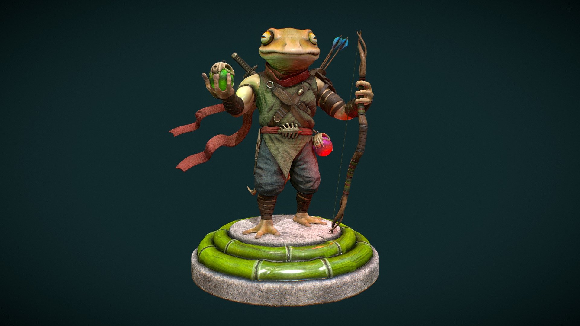 Ninja Toad - 3D model by markusenes [6e691f7] - Sketchfab