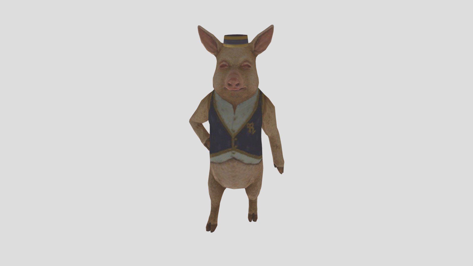 pig without eyes - Download Free 3D model by Kyle.withem [6e6b504 ...