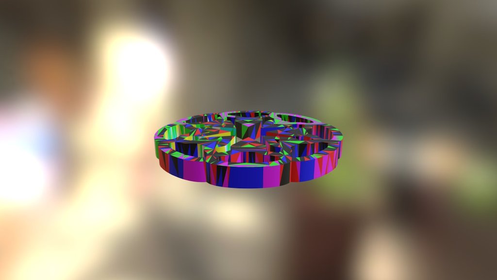 mandala - 3D model by mikatzeelim [6e6c47c] - Sketchfab