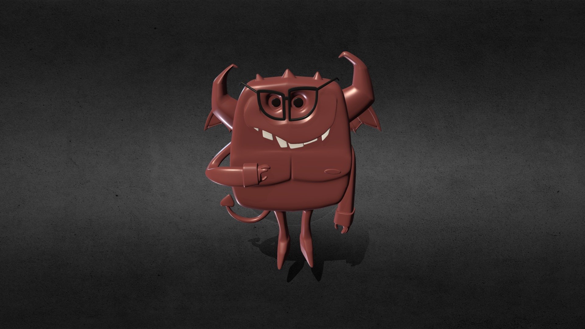 Stylized Demon Character - Download Free 3D model by AKA.JadenWang ...
